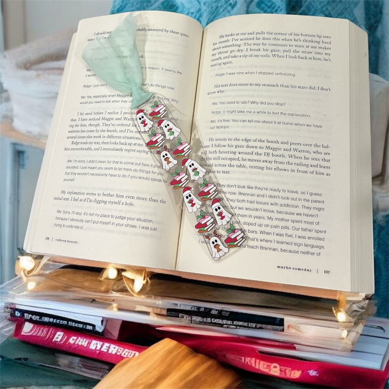 Reading Ghost Bookmark – Blue Haven